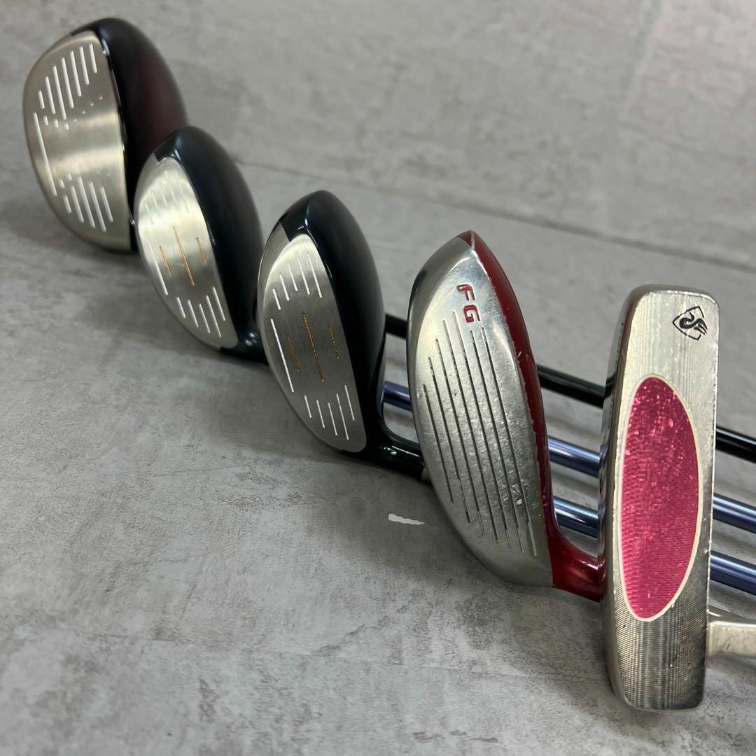 良品 初心者おすすめ レディースゴルフ12本セット 右利き L 良品 初心者おすすめ レディースゴルフ12本セット 右利き L