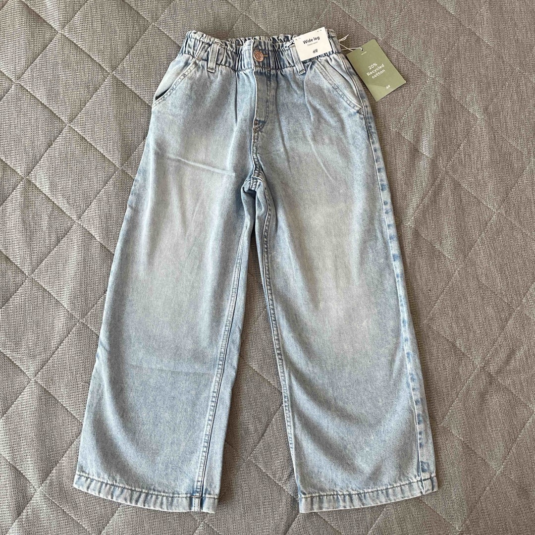 H&M - H&M キッズ ワイドレッグデニム 新品の通販 by ちなちぽ's H&M - H&M キッズ ワイドレッグデニム 新品の通販 by ちなちぽ's