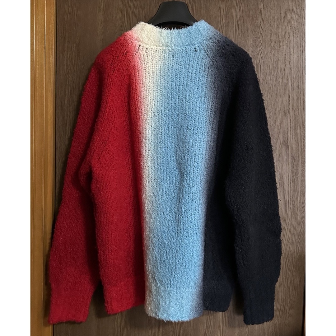 sacai - 3新品 sacai メンズ タイダイ ニット セーター ブラック sacai - 3新品 sacai メンズ タイダイ ニット セーター ブラック