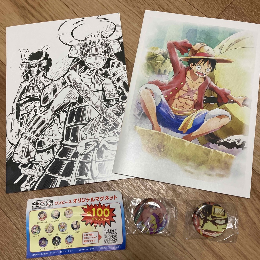 ONE PIECE - くら寿司 ワンピース メモ付きイラスト集 ONE PIECE - くら寿司 ワンピース メモ付きイラスト集