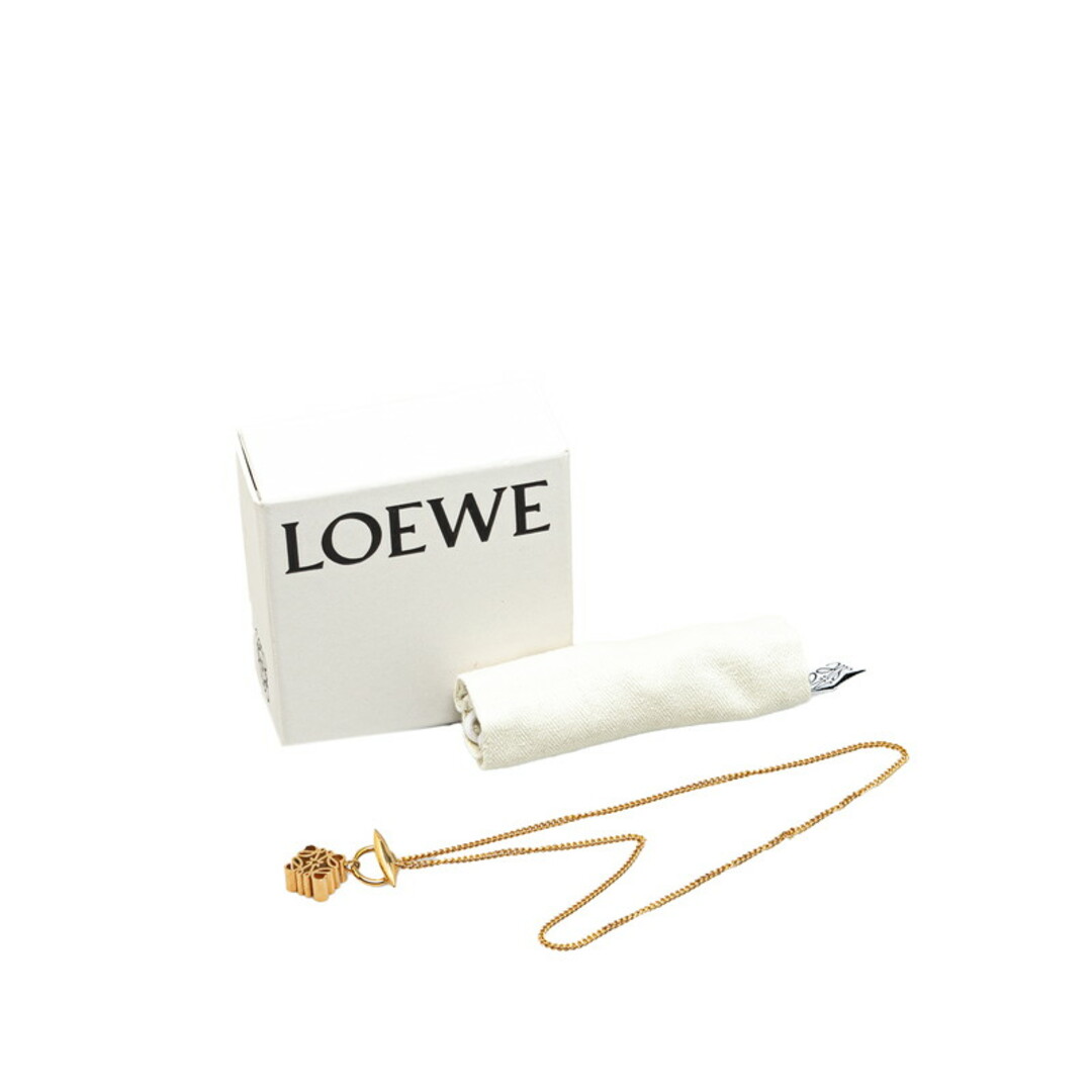 LOEWE - 美品 ロエベ アナグラム キューブ チェーン ネックレス LOEWE - 美品 ロエベ アナグラム キューブ チェーン ネックレス
