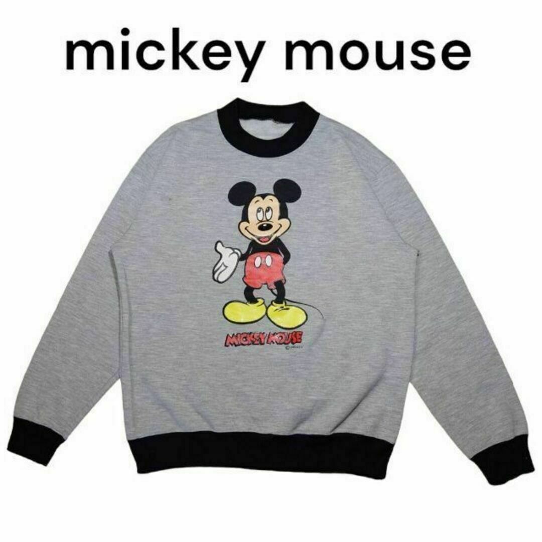 ミッキーマウス - Mickey 両面ビッグプリント リンガー ミッキーマウス - Mickey 両面ビッグプリント リンガー