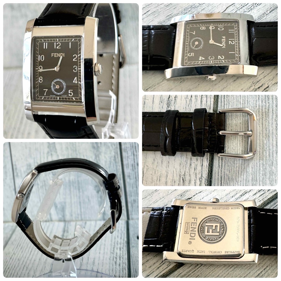 FENDI - 【希少】FENDI フェンディ 腕時計 7000G ブラック FENDI - 【希少】FENDI フェンディ 腕時計 7000G ブラック