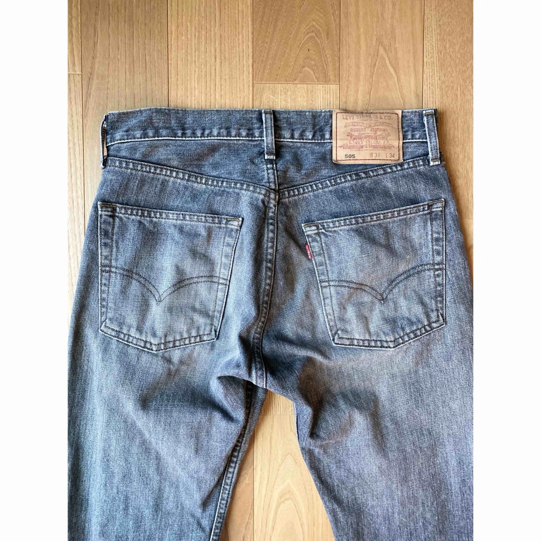 Levi's - 00s Levi's 505 先染め ブラック デニム パンツ W31 Levi's - 00s Levi's 505 先染め ブラック デニム パンツ W31