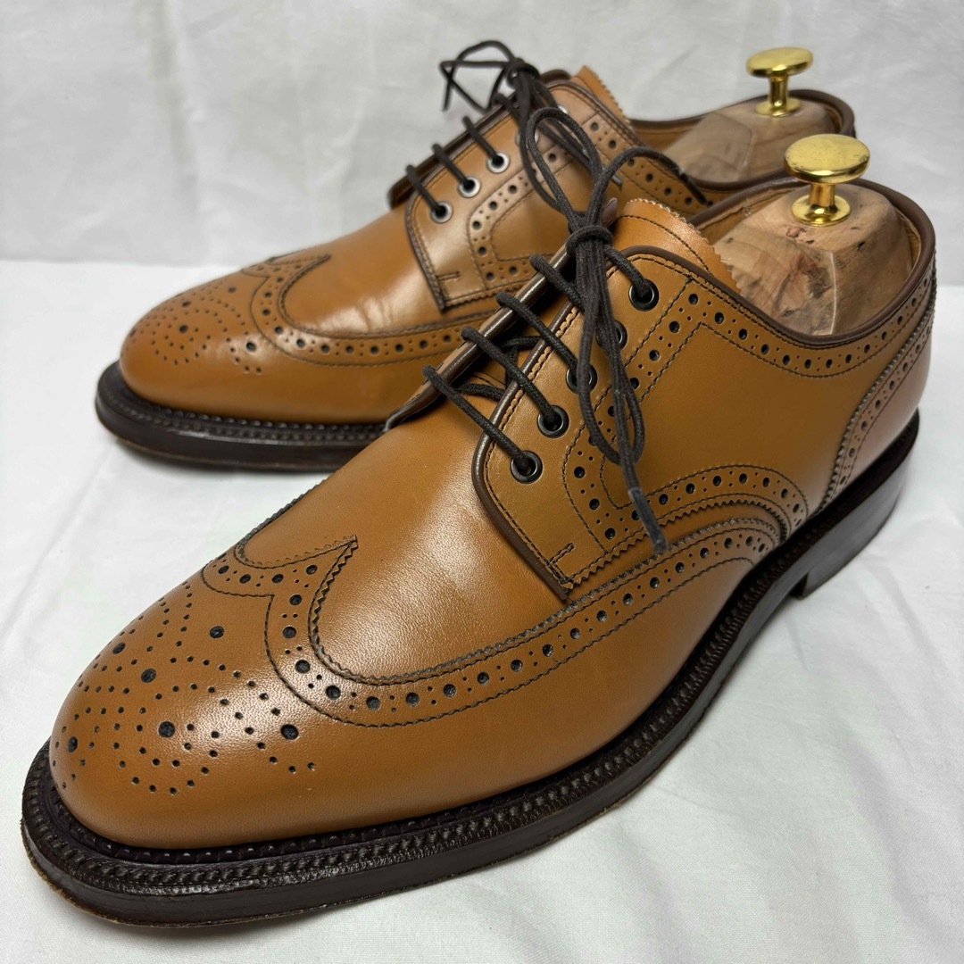 希少】REGAL 10EL 外羽根 ウイングチップ フルブローグ 栃木レザー 希少】REGAL 10EL 外羽根 ウイングチップ フルブローグ 栃木レザー