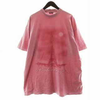 BALENCIAGA(Tシャツ/カットソー(半袖/袖なし) ・ ピンク/桃色系 BALENCIAGA(Tシャツ/カットソー(半袖/袖なし) ・ ピンク/桃色系
