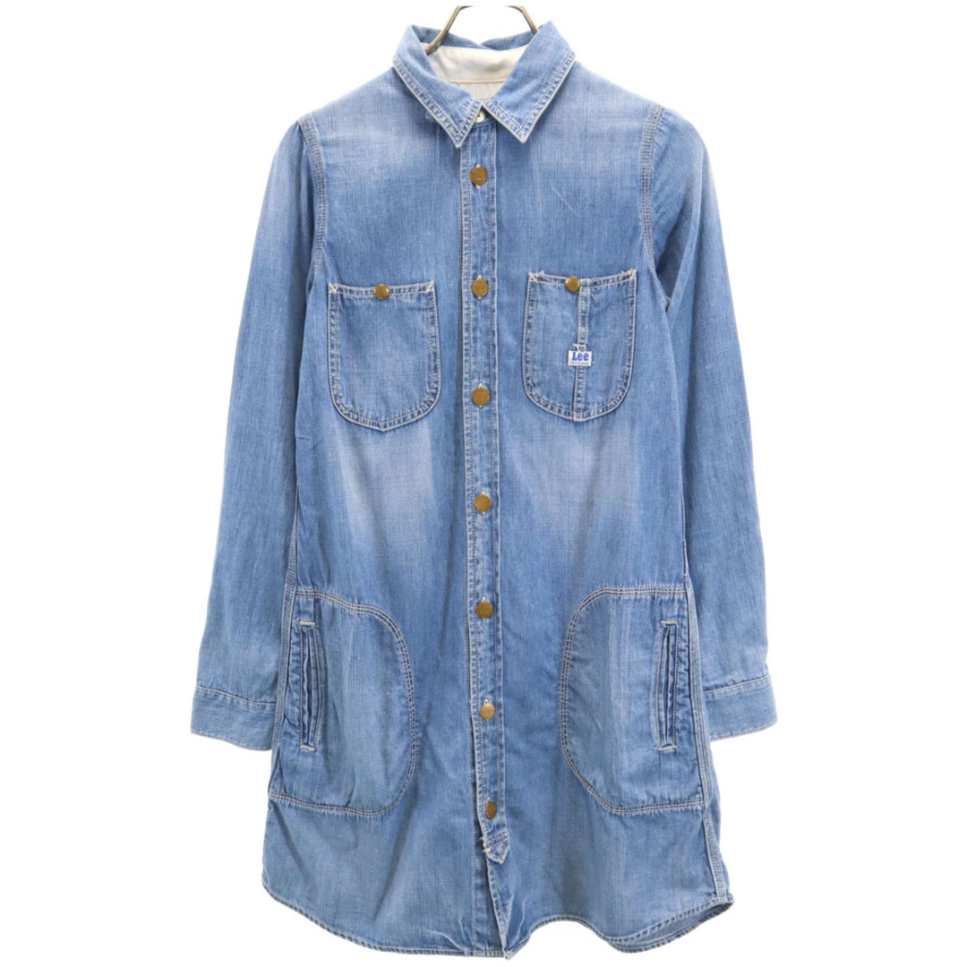 Lee - リー 長袖 デニム シャツワンピース M Lee レディースの Lee - リー 長袖 デニム シャツワンピース M Lee レディースの