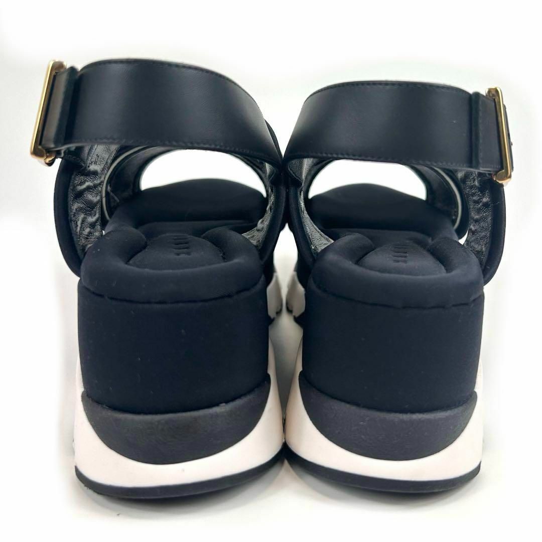 MARNI - 【未使用級】MARNI サンダル 白 厚底 38 クロスウェッジ MARNI - 【未使用級】MARNI サンダル 白 厚底 38 クロスウェッジ