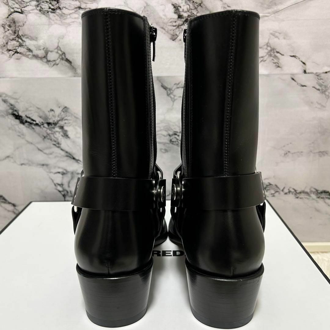 DSQUARED2 - 極美品 DSQUARED2 ブーツ ブラック サイズ42 レザー DSQUARED2 - 極美品 DSQUARED2 ブーツ ブラック サイズ42 レザー