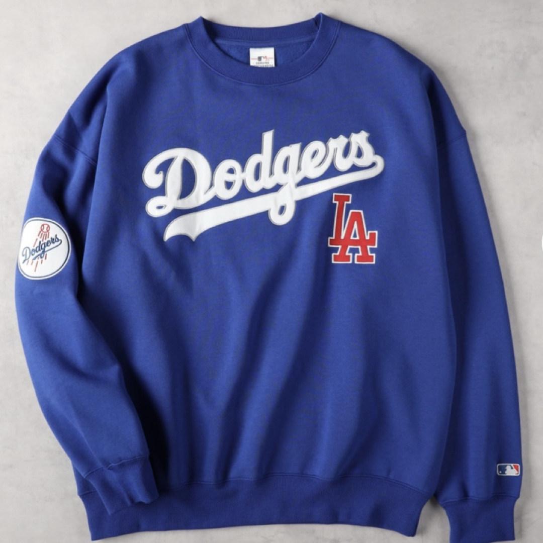 MLB - 【XL】MLB公式 ドジャース 裏起毛 刺繍トレーナー○大谷 MLB - 【XL】MLB公式 ドジャース 裏起毛 刺繍トレーナー○大谷