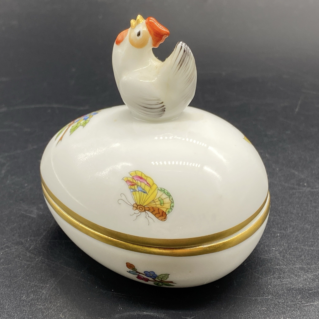 Herend - ヘレンド 小物入れ 置物 陶器 にわとり ニワトリ 鶏 no Herend - ヘレンド 小物入れ 置物 陶器 にわとり ニワトリ 鶏 no