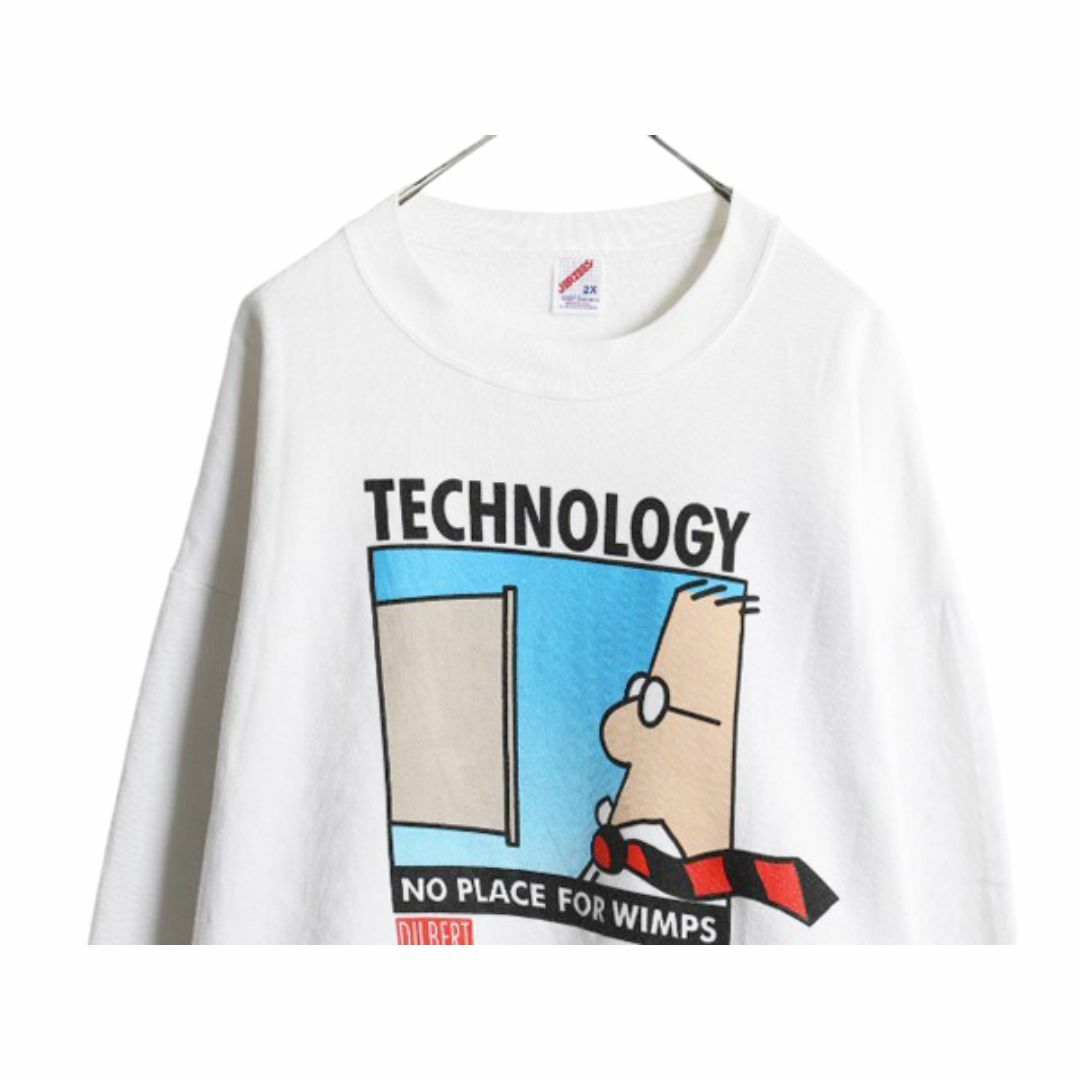 90s USA製 ジョーク イラスト プリント スウェット メンズ XXL 90s USA製 ジョーク イラスト プリント スウェット メンズ XXL
