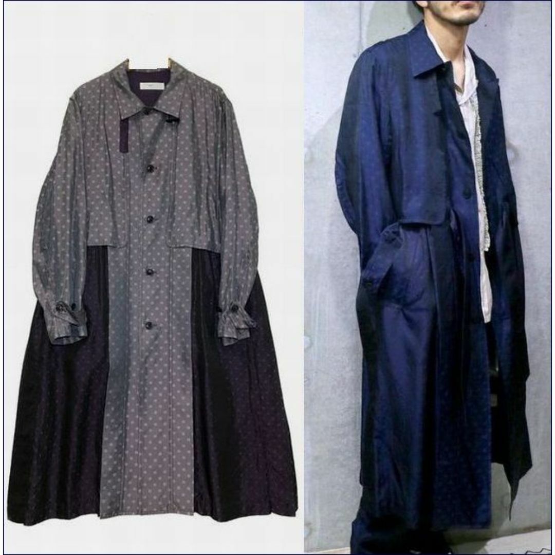 TOGA VIRILIS Jacquard Long Coat TOGA VIRILIS Jacquard Long Coat