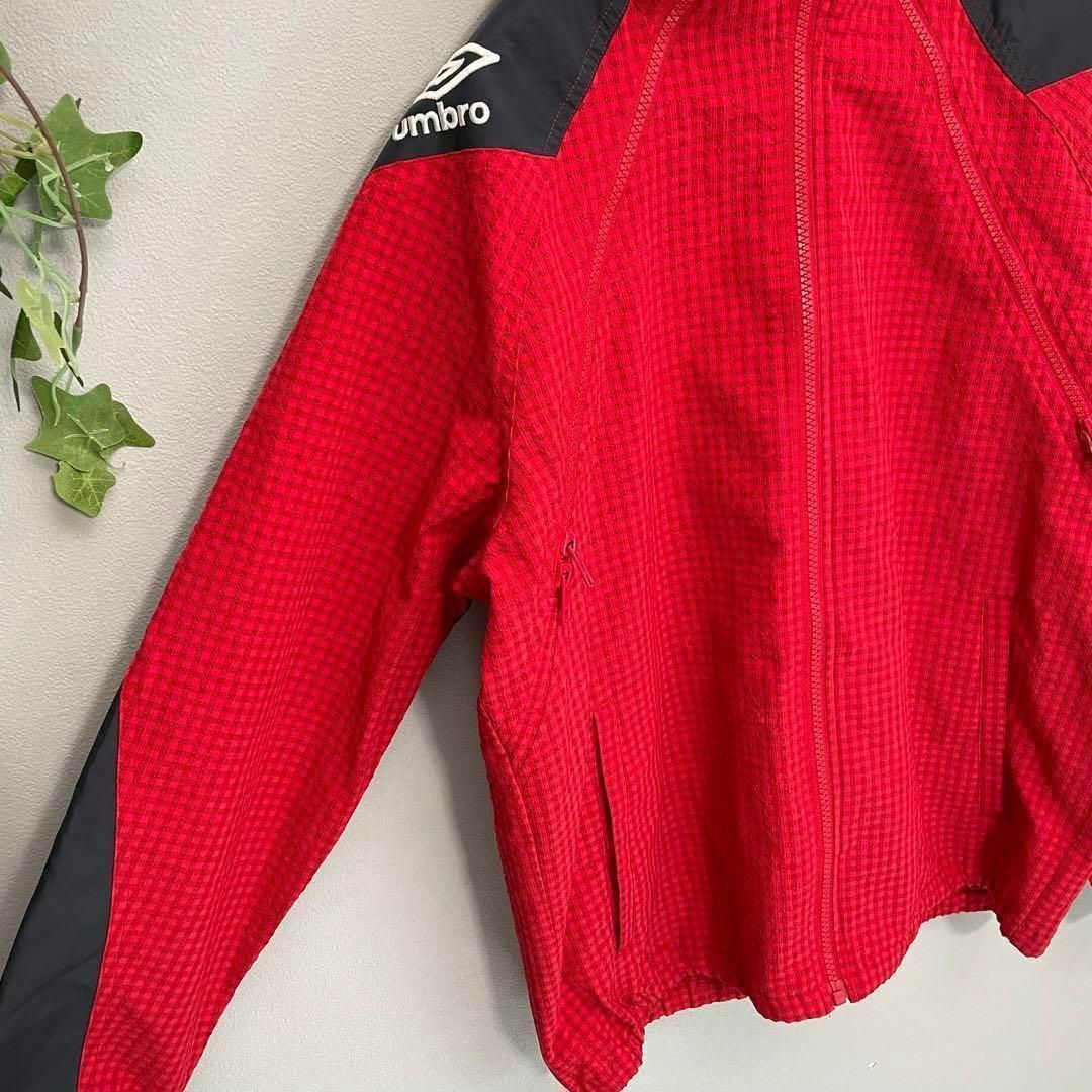 UMBRO】アンブロ ナイロンジャケット S ギンガムチェッククロス UMBRO】アンブロ ナイロンジャケット S ギンガムチェッククロス