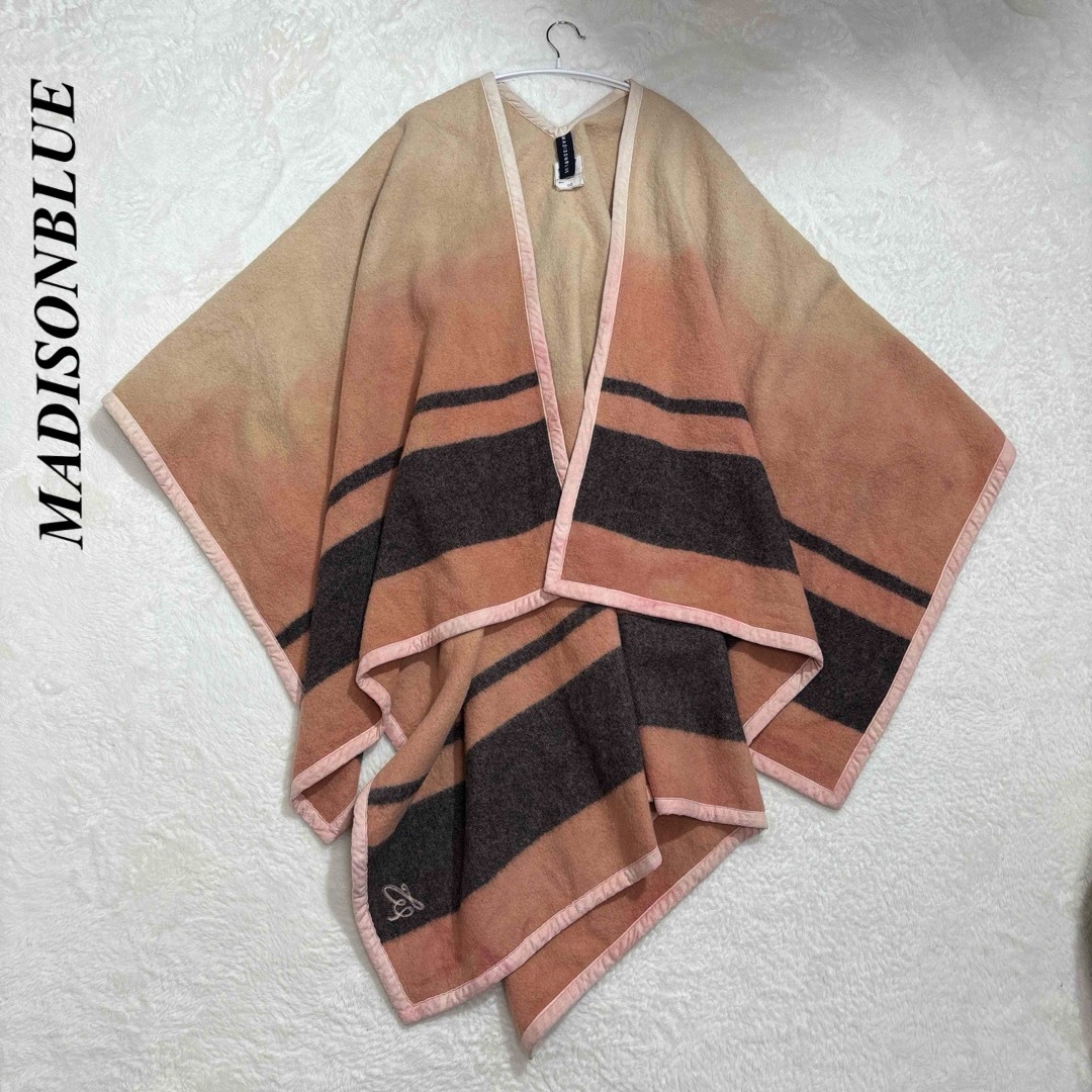 MADISONBLUE BLANKET COAT ポンチョ ブランケット コート MADISONBLUE BLANKET COAT ポンチョ ブランケット コート