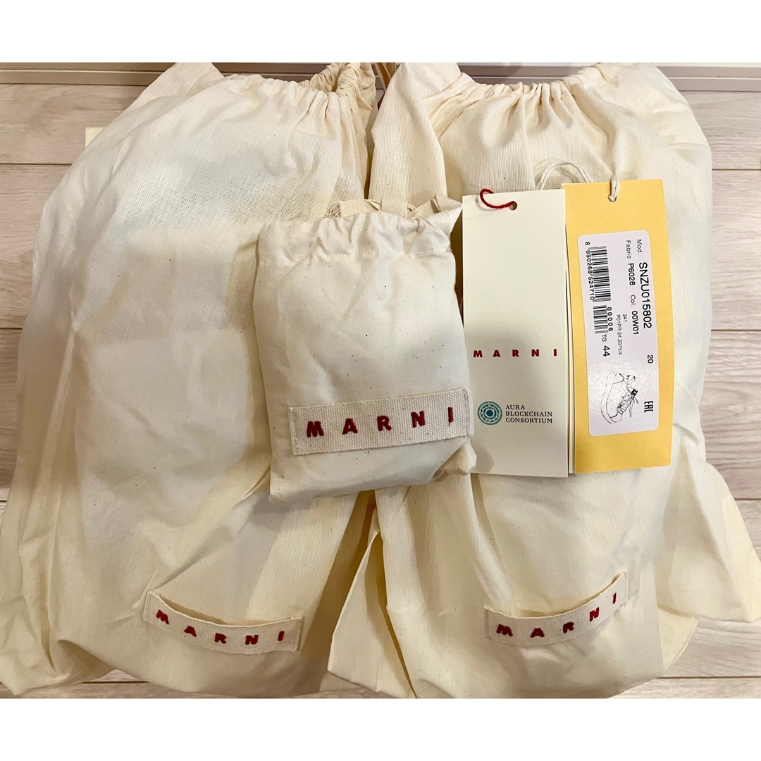Marni】BigFoot 2.0 新品未使用 44 白 レザースニーカー Marni】BigFoot 2.0 新品未使用 44 白 レザースニーカー