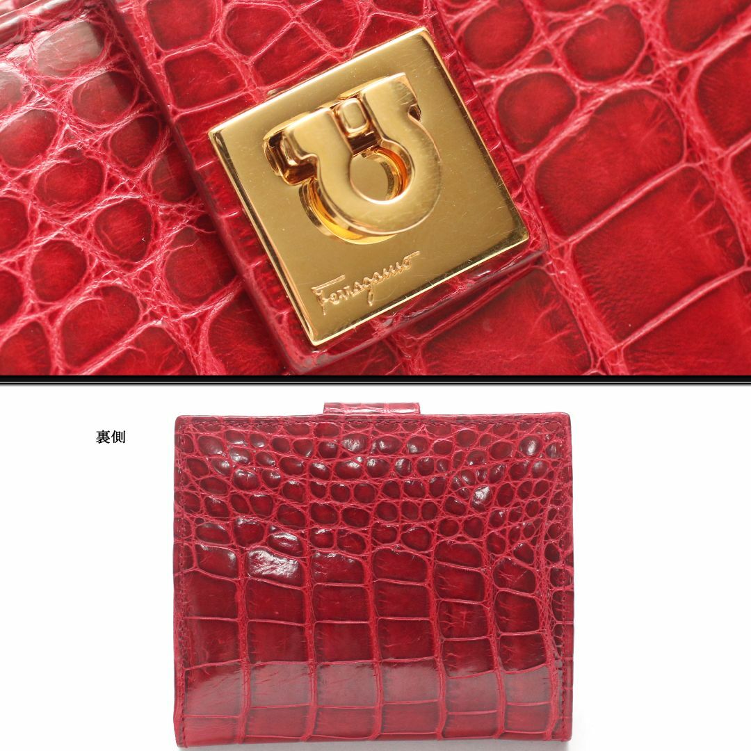 Salvatore Ferragamo - 【未使用に近い】◇フェラガモ◇ レッド Salvatore Ferragamo - 【未使用に近い】◇フェラガモ◇ レッド