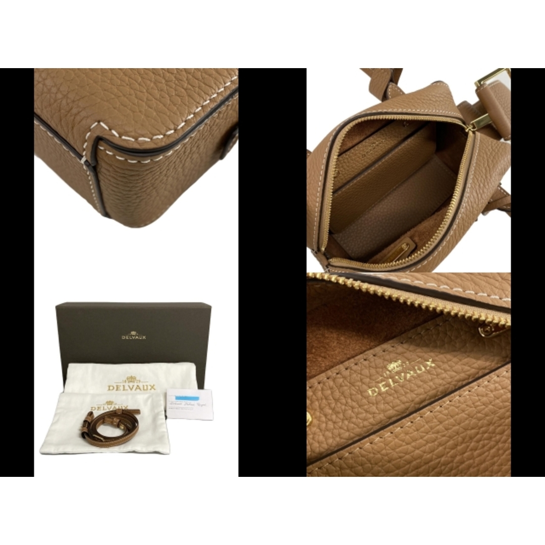 DELVAUX(デルボー) ハンドバッグ美品 クールボックス ナノ DELVAUX(デルボー) ハンドバッグ美品 クールボックス ナノ