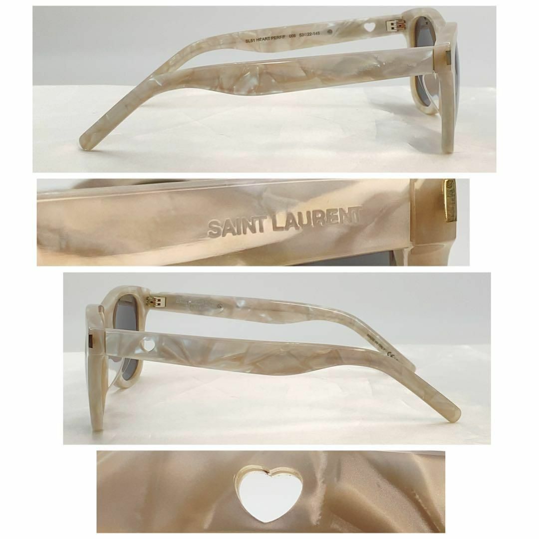 SAINT LAURENT - サンローラン サングラス SL51 HEART PERF/F SAINT LAURENT - サンローラン サングラス SL51 HEART PERF/F