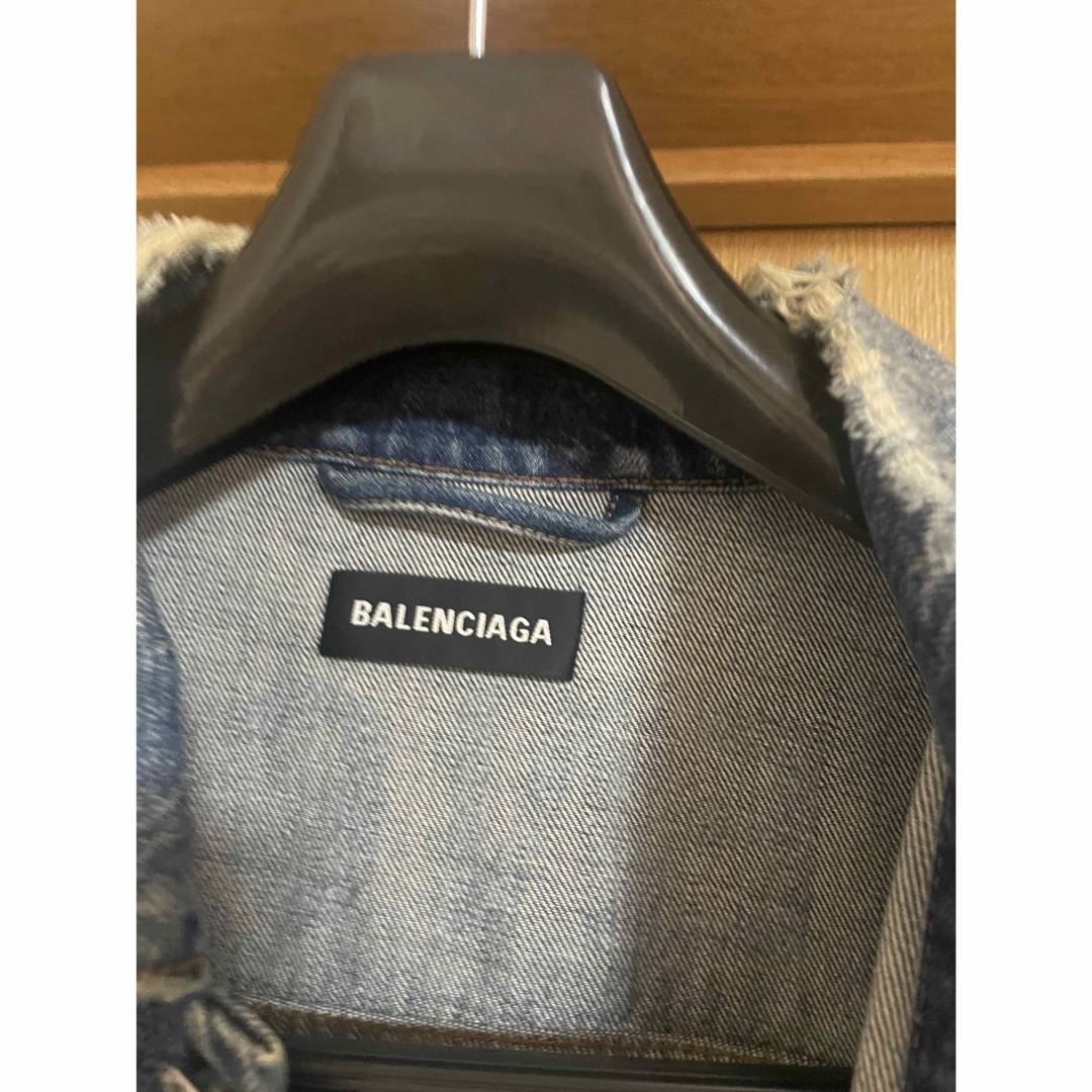 BALENCIAGA - バレンシアガ BALENCIAGA デニムジャケット 44の BALENCIAGA - バレンシアガ BALENCIAGA デニムジャケット 44の