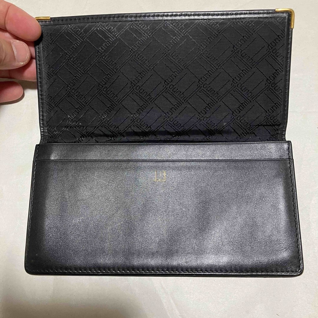 Dunhill - ⑦ 【dunhill / ダンヒル】 レザー / 二つ折り 長財布 Dunhill - ⑦ 【dunhill / ダンヒル】 レザー / 二つ折り 長財布