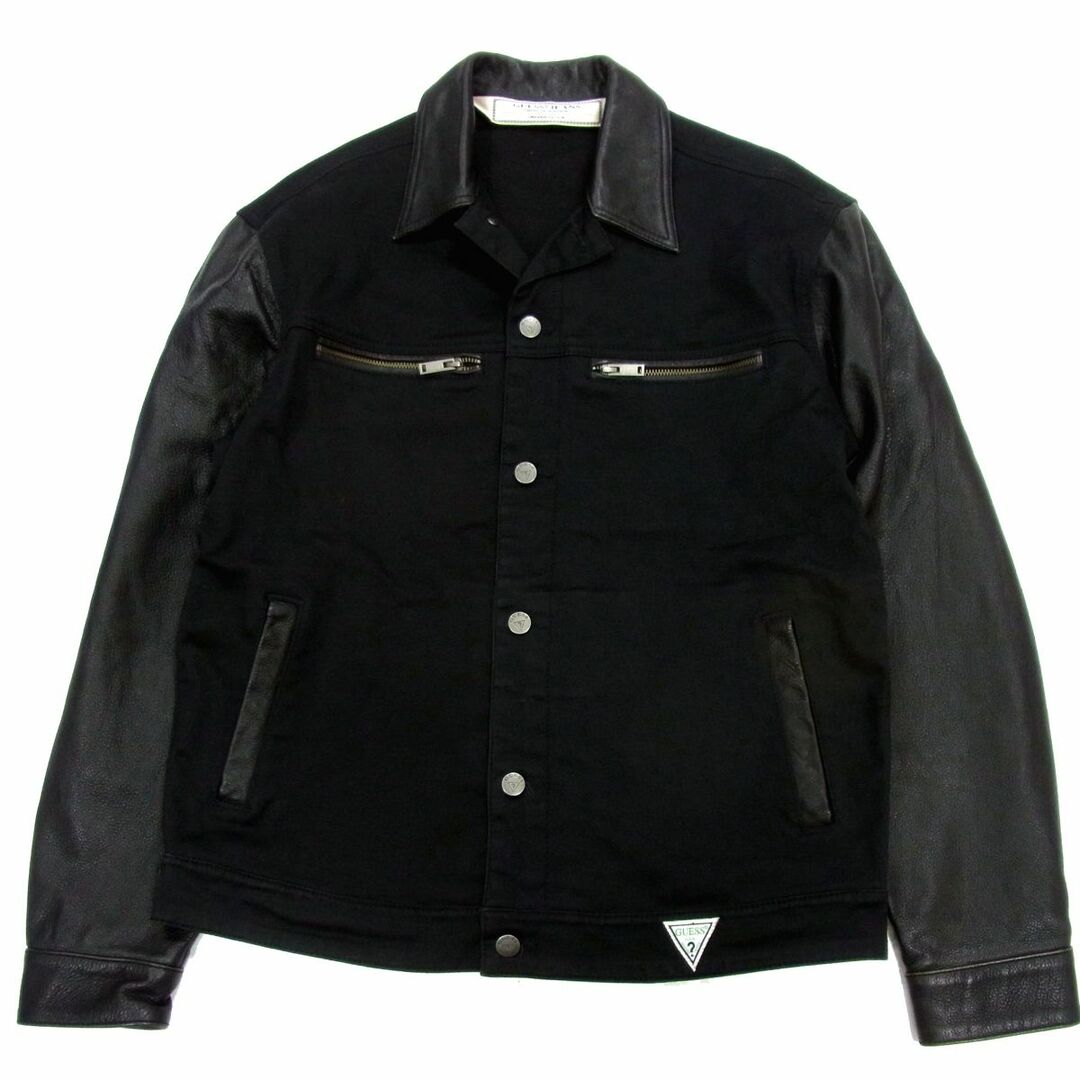 90s ヴィンテージ 希少□GUESS ゲス レザー切り替え ジャケット 90s ヴィンテージ 希少□GUESS ゲス レザー切り替え ジャケット