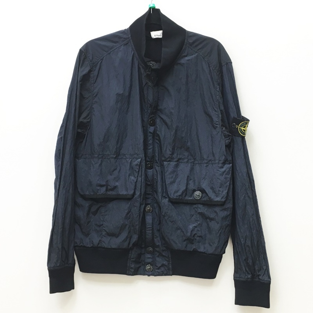 STONE ISLAND ネイビー ナイロンジャケット STONE ISLAND ネイビー ナイロンジャケット