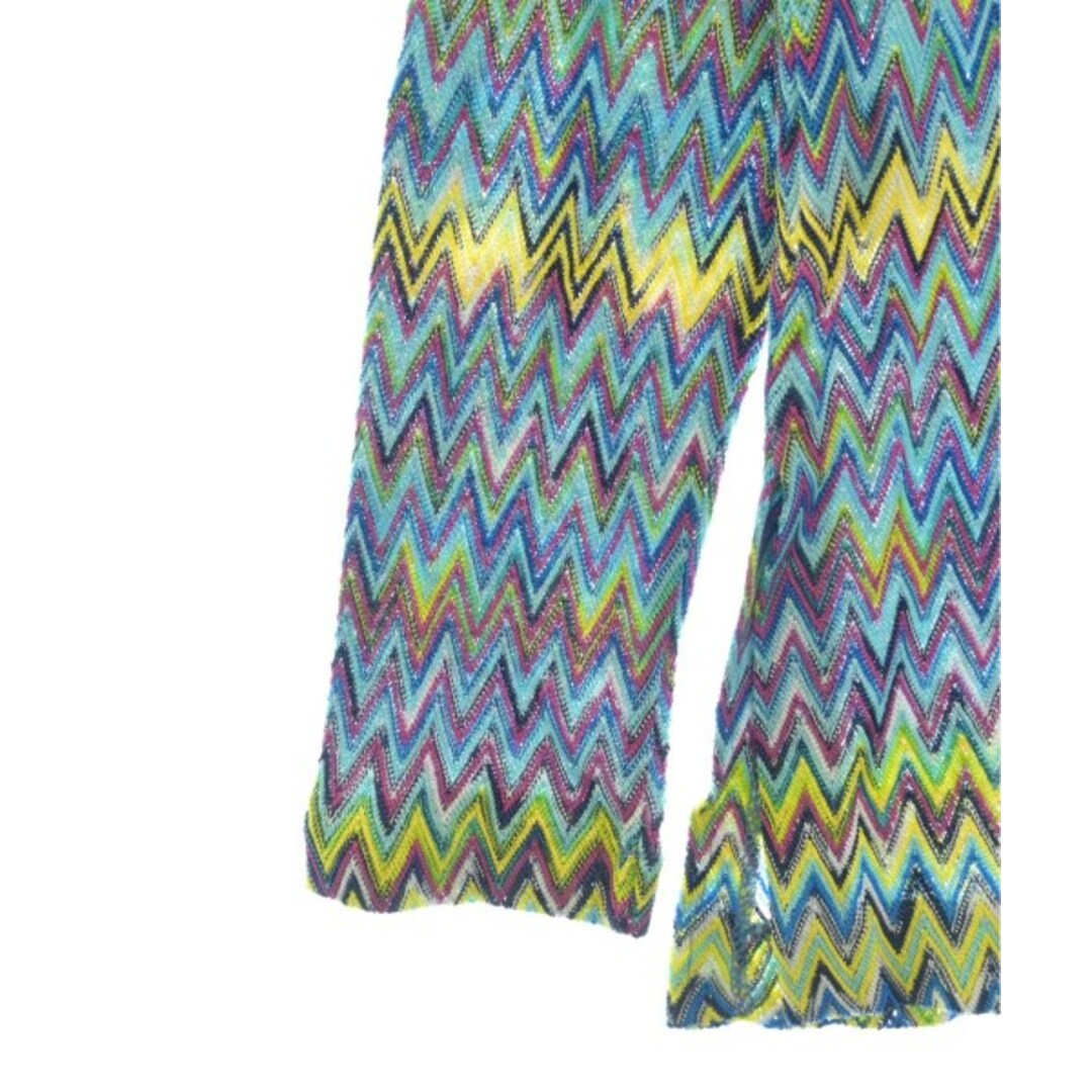 MISSONI - MISSONI カーディガン -(XL位) 水色x黄xピンク等(総柄 MISSONI - MISSONI カーディガン -(XL位) 水色x黄xピンク等(総柄