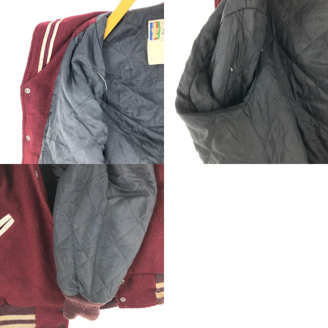 古着 TROPHY JACKETS セーラーカラー ウールスタジャン アワード 古着 TROPHY JACKETS セーラーカラー ウールスタジャン アワード