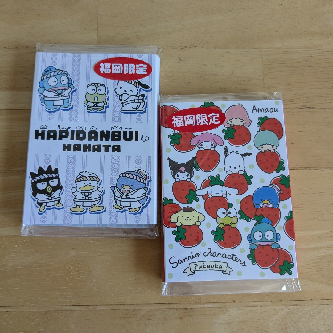 サンリオ - 新品 福岡限定 サンリオ メモ帳 2点セットの通販 by サンリオ - 新品 福岡限定 サンリオ メモ帳 2点セットの通販 by