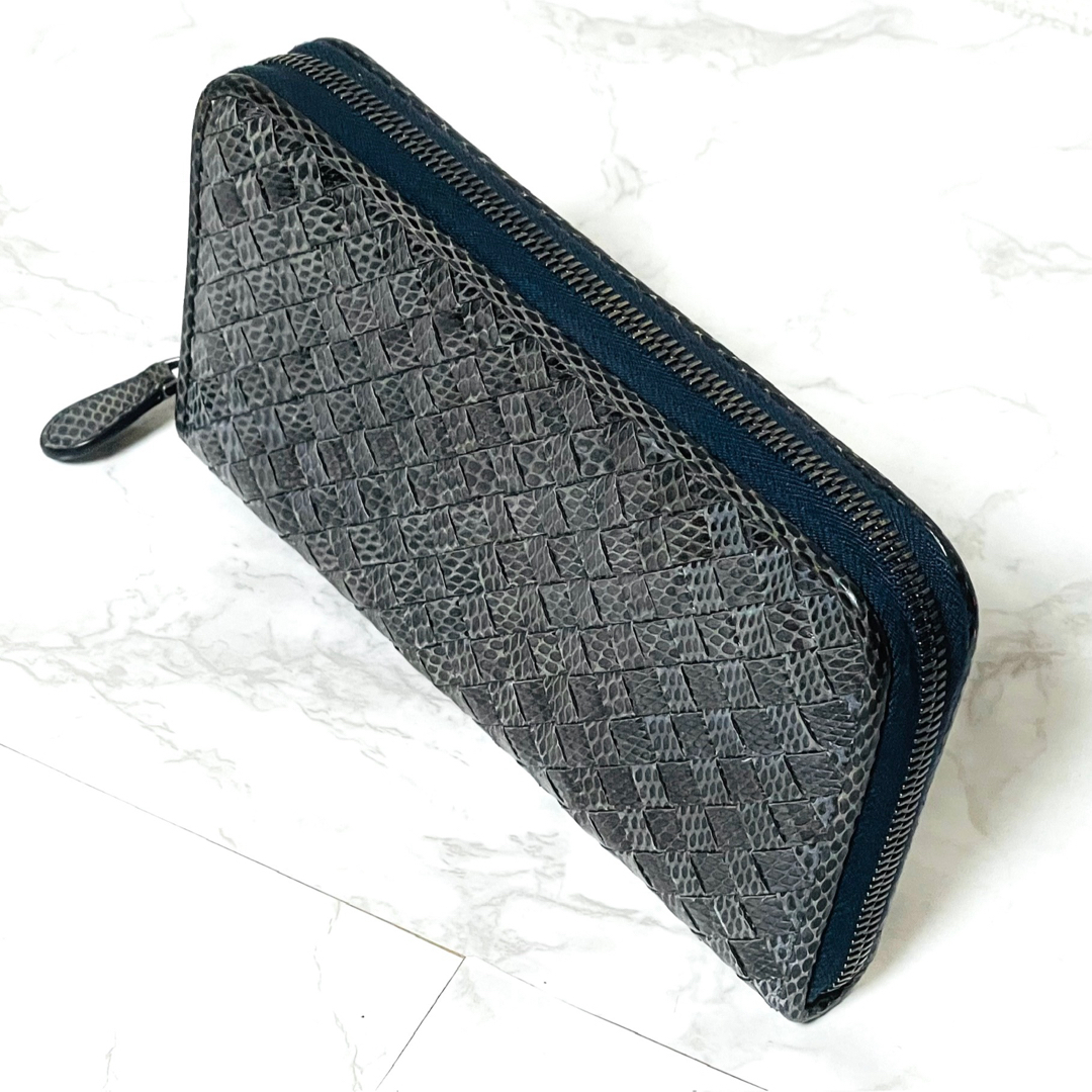 極美品】BOTTEGA VENETA ボッテガヴェネタ 長財布 パイソン 極美品】BOTTEGA VENETA ボッテガヴェネタ 長財布 パイソン
