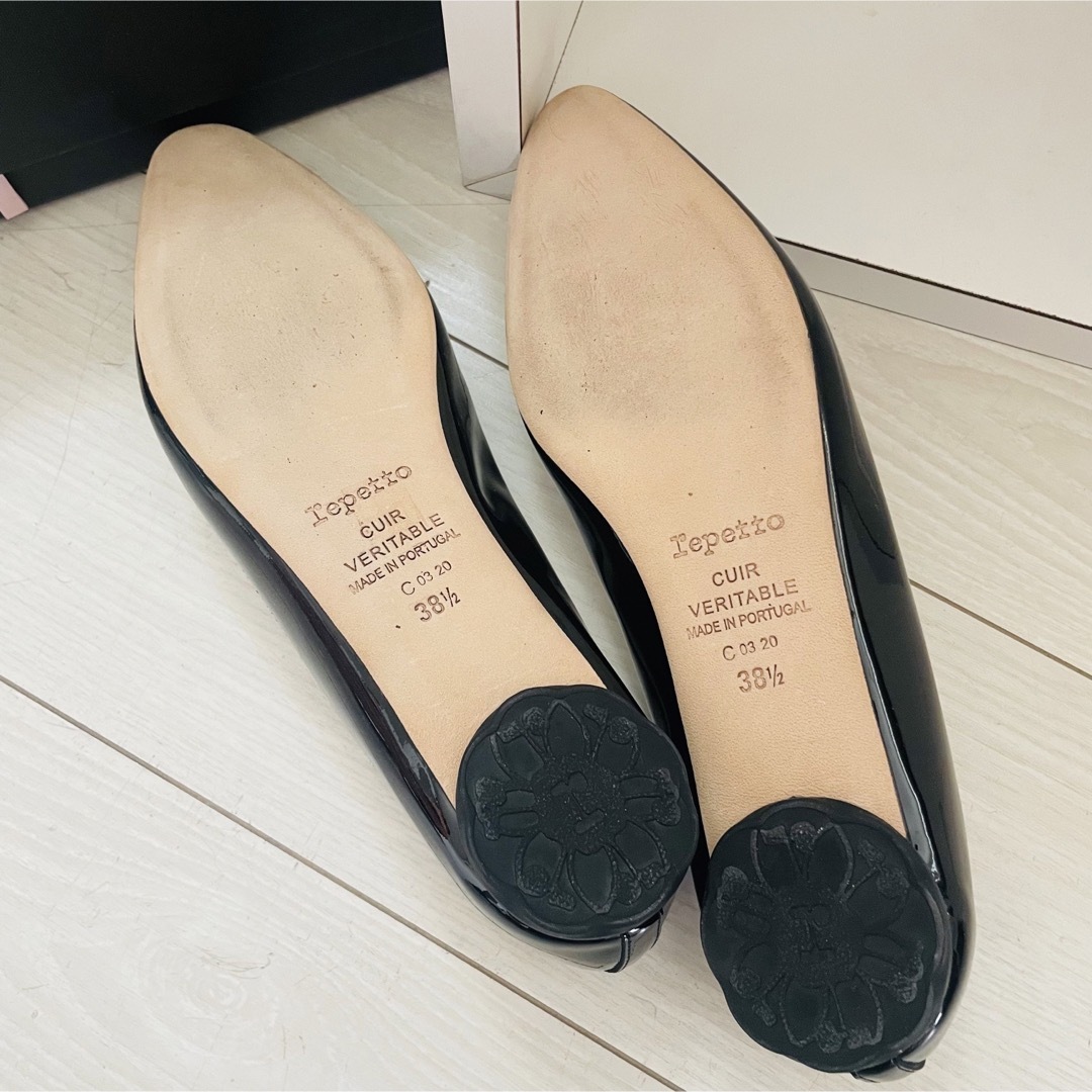 repetto - 新品 repetto レペット 38.5 パテント ブラック定価 repetto - 新品 repetto レペット 38.5 パテント ブラック定価
