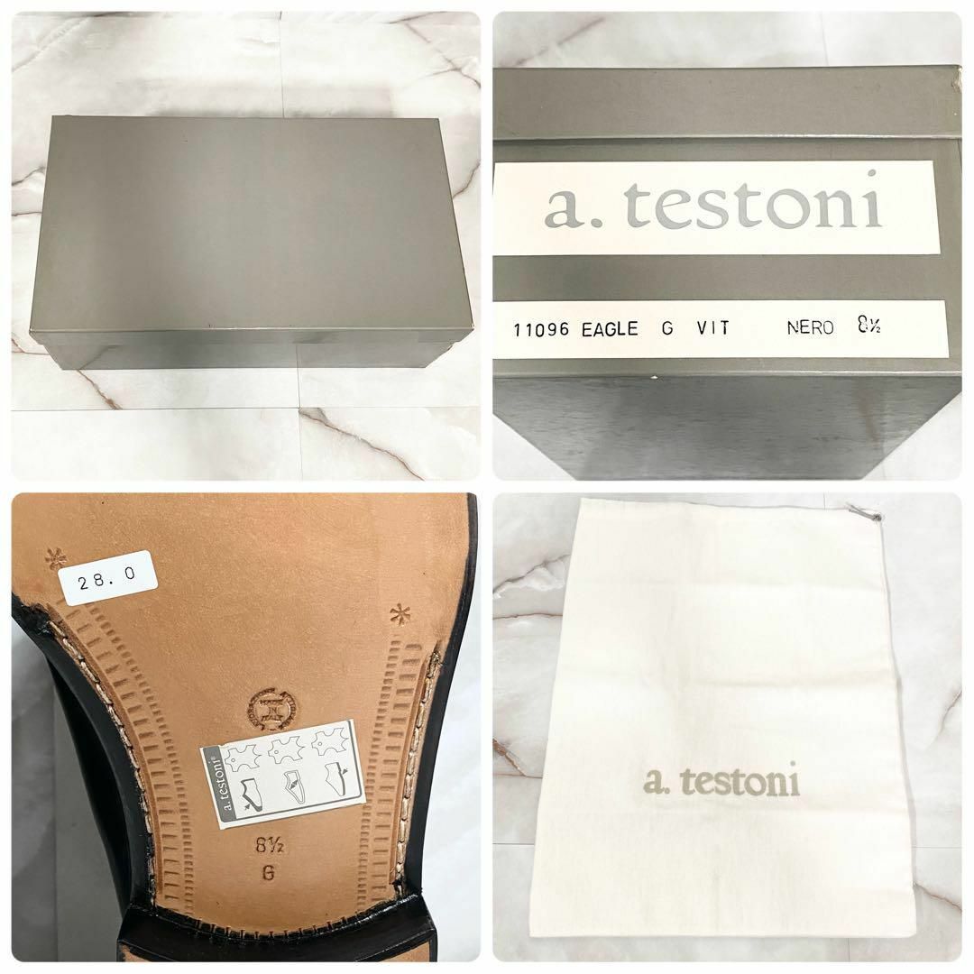 a.testoni - A13918 未使用品 アテストーニ シングルモンク a.testoni - A13918 未使用品 アテストーニ シングルモンク