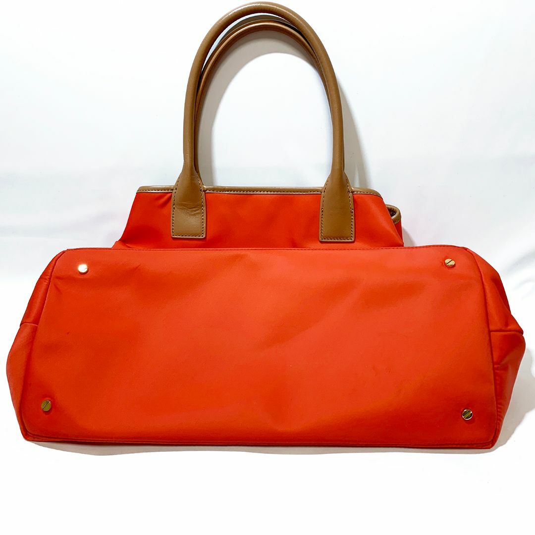 美品】TORY BURCH トリー・バーチ トートバッグ 特大 朱色 緋色 美品】TORY BURCH トリー・バーチ トートバッグ 特大 朱色 緋色