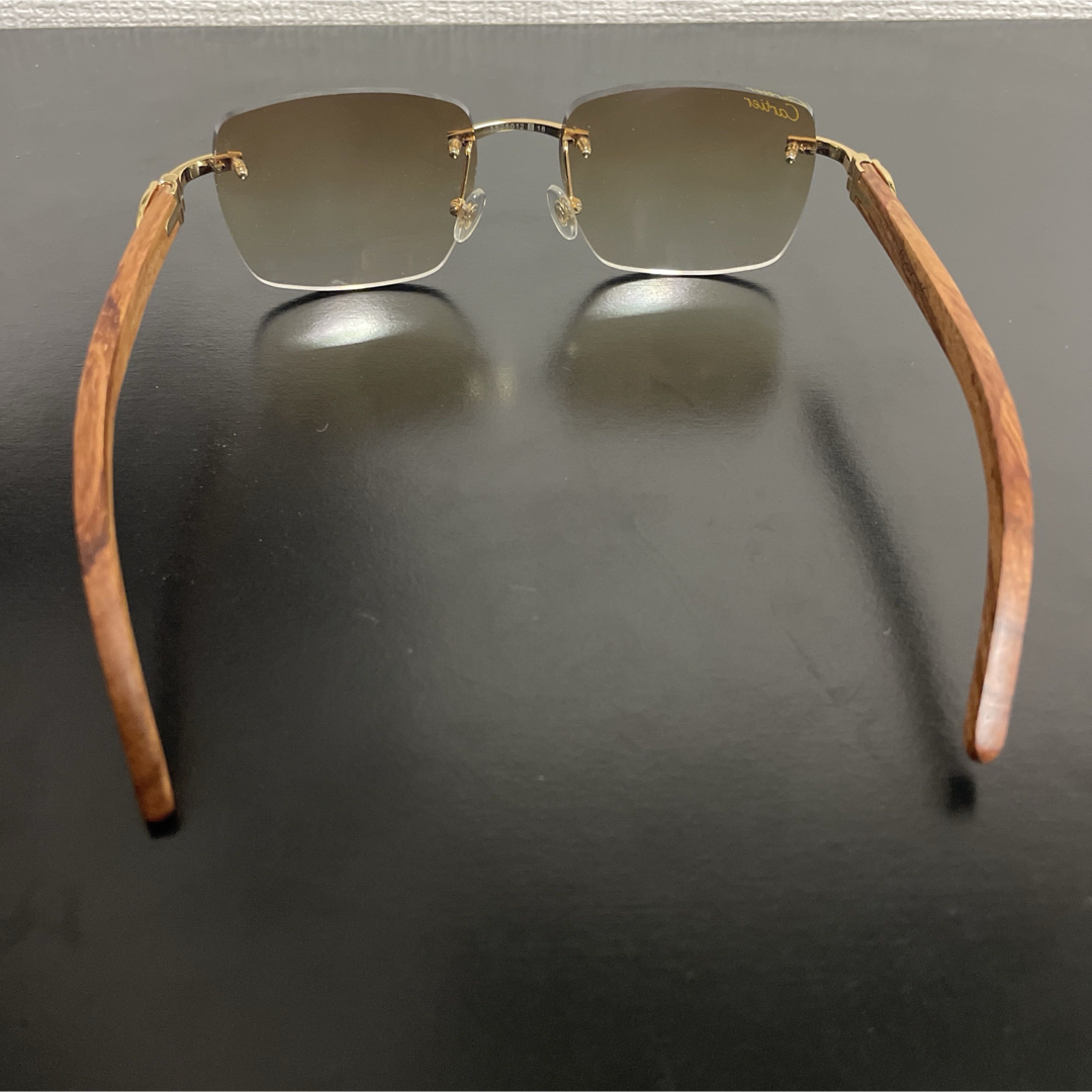Cartier - Cartier カルティエ ウッドテンプルサングラス、眼鏡 Cartier - Cartier カルティエ ウッドテンプルサングラス、眼鏡