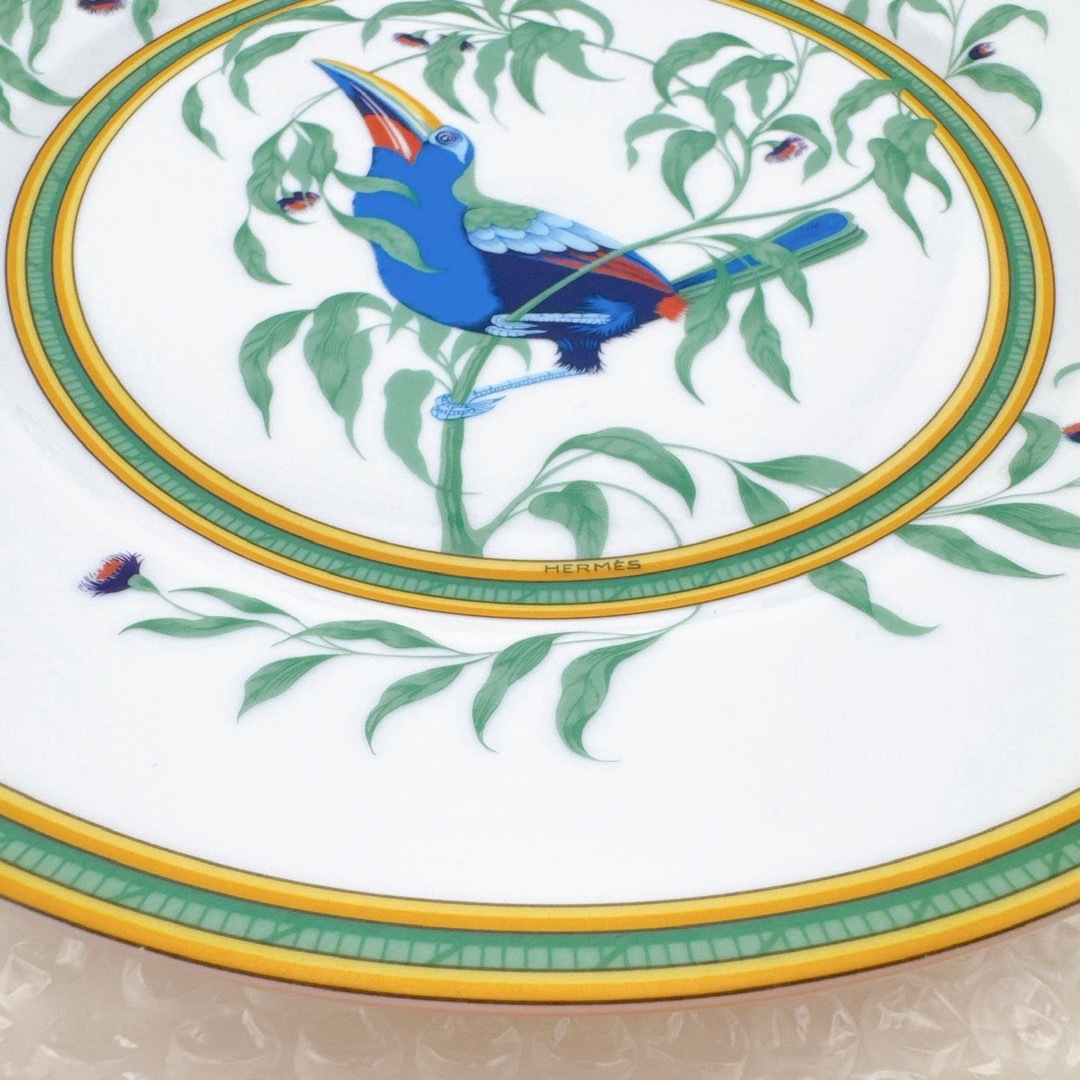 レア☆ HERMESエルメスToucans トゥカン 喰っ 楕円大皿 ボウル レア☆ HERMESエルメスToucans トゥカン 喰っ 楕円大皿 ボウル