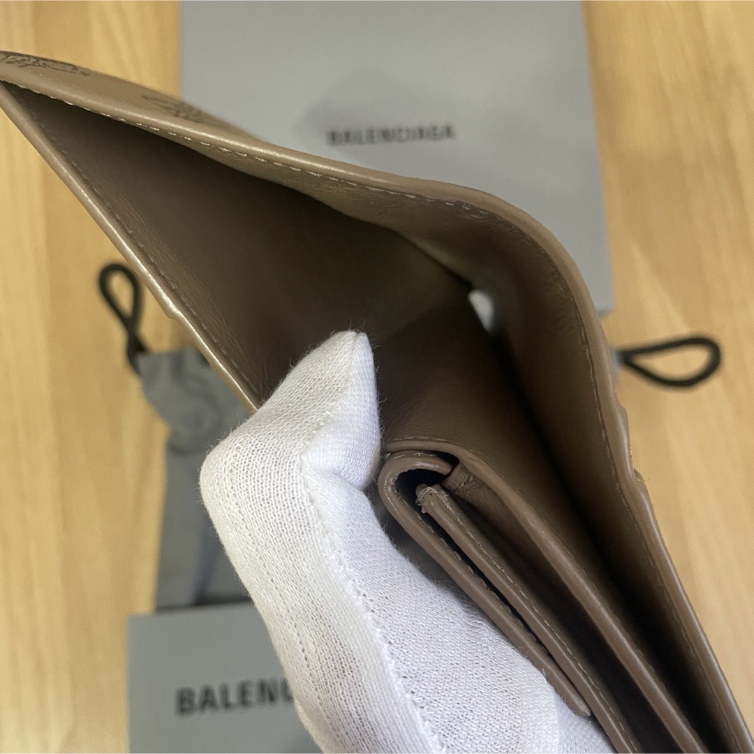 BALENCIAGA - 新品同様 極美品 バレンシアガ 二つ折り財布 ミニ BALENCIAGA - 新品同様 極美品 バレンシアガ 二つ折り財布 ミニ