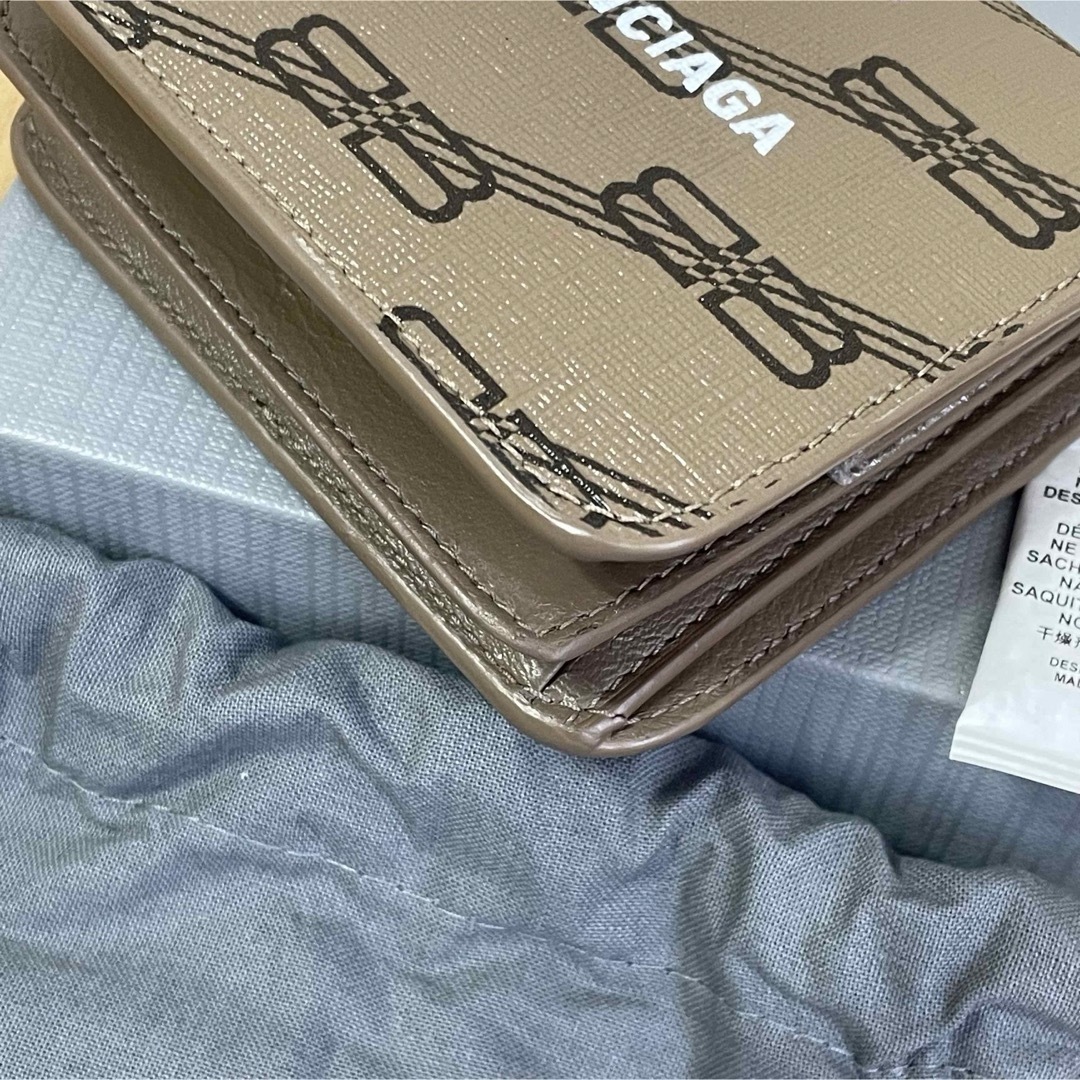 BALENCIAGA - 新品同様 極美品 バレンシアガ 二つ折り財布 ミニ BALENCIAGA - 新品同様 極美品 バレンシアガ 二つ折り財布 ミニ
