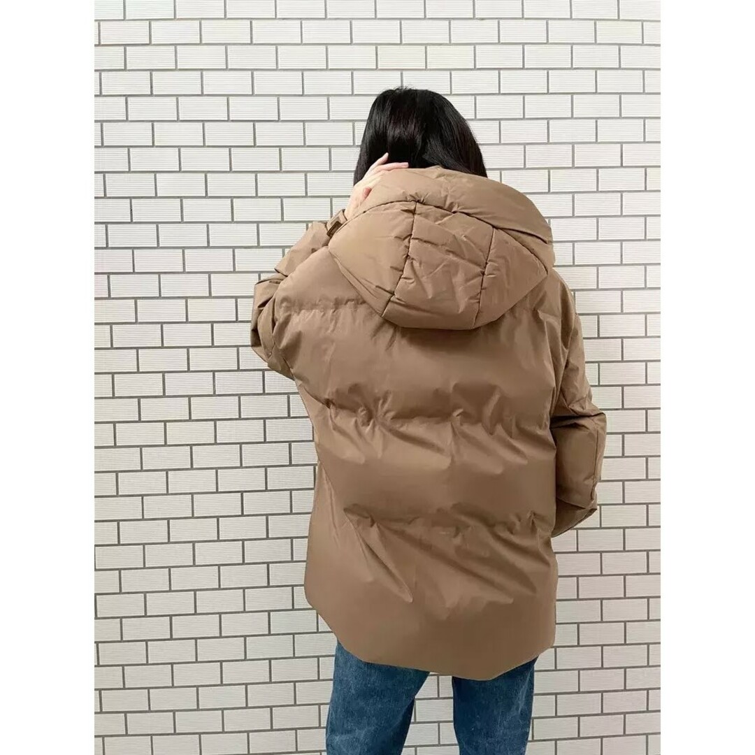 ZARA - ZARA フード付きキルティングジャケット XLサイズ ZARA - ZARA フード付きキルティングジャケット XLサイズ