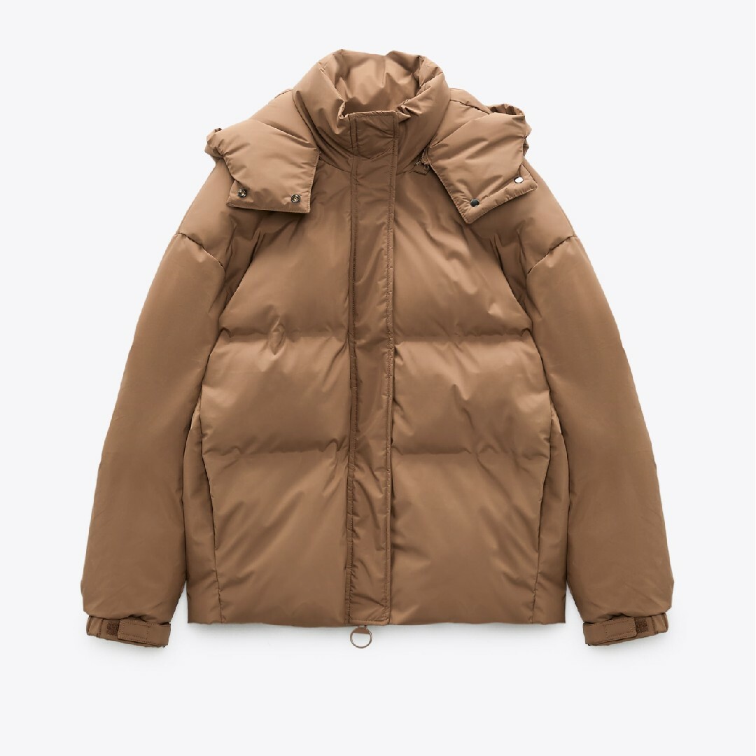 ZARA - ZARA フード付きキルティングジャケット XLサイズ ZARA - ZARA フード付きキルティングジャケット XLサイズ