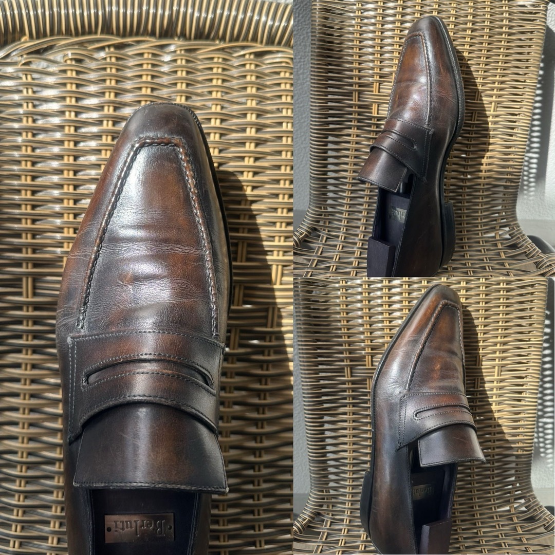 BERLUTI - 定価35,3万 ベルルッティ アンディ パティーヌレザー BERLUTI - 定価35,3万 ベルルッティ アンディ パティーヌレザー