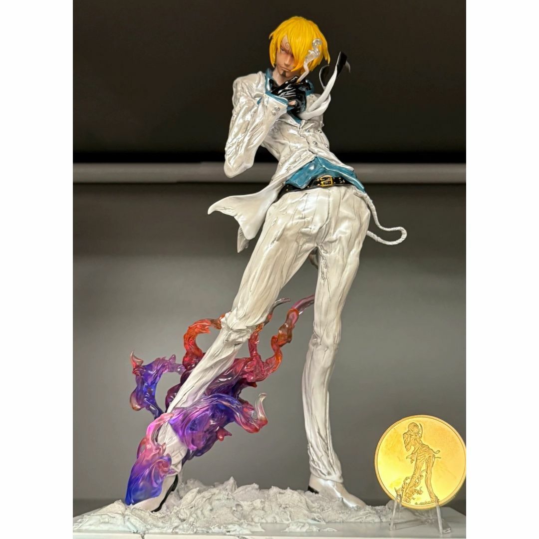 ワンピース サンジ 白スーツ ガレージキット フィギュア 塗装 ワンピース サンジ 白スーツ ガレージキット フィギュア 塗装