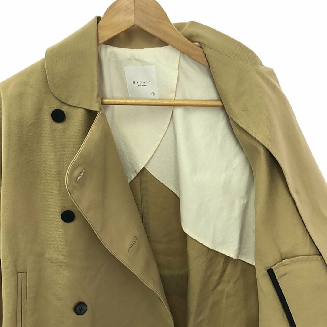 美品】 MAGALI / マガリ | コットンサージ ショートコート 美品】 MAGALI / マガリ | コットンサージ ショートコート