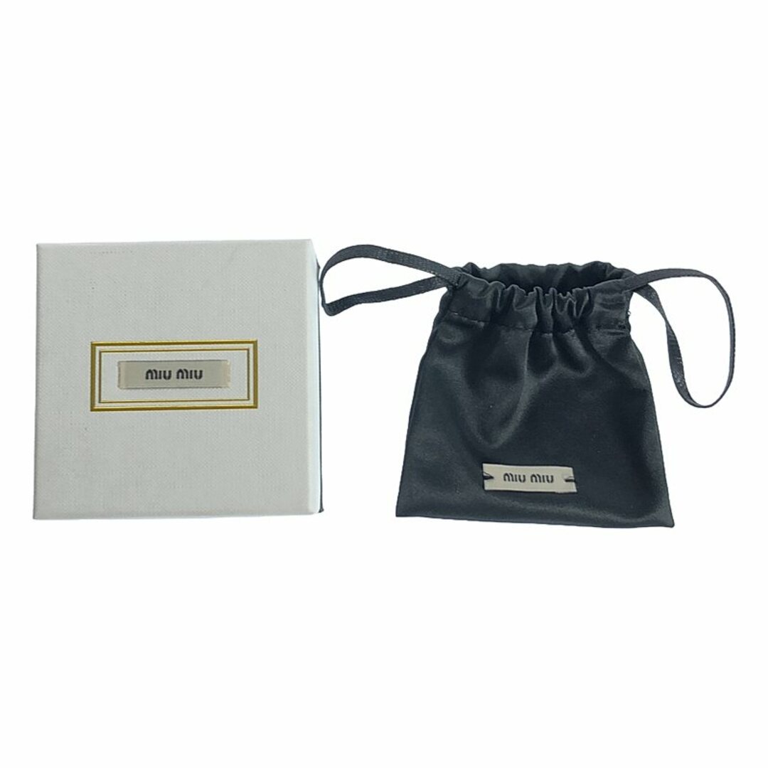 MIU MIU - 【美品】 miu miu / ミュウミュウ | Mロゴ クリスタル MIU MIU - 【美品】 miu miu / ミュウミュウ | Mロゴ クリスタル