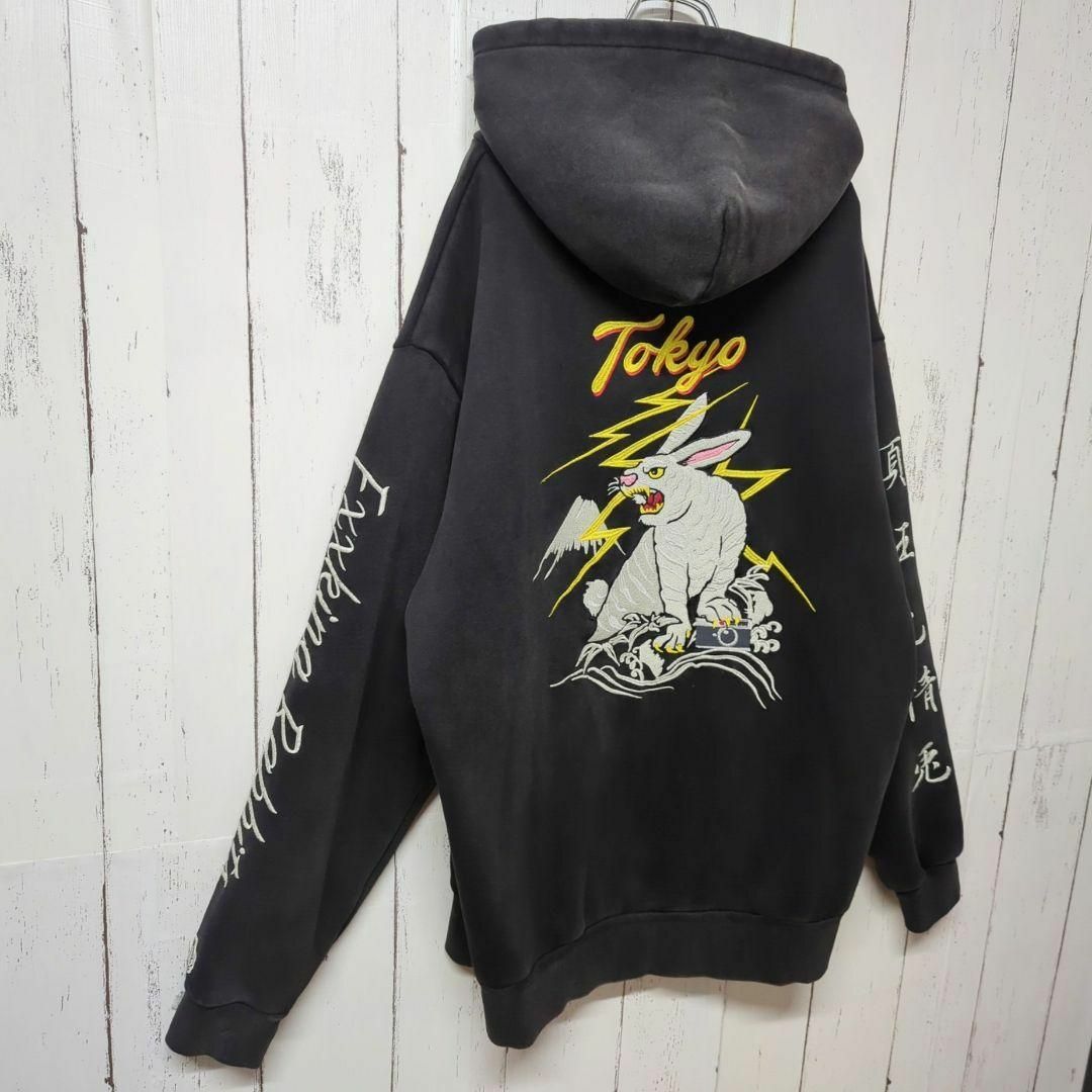 FR2 - 【即完売モデル】 FR2 両面刺繍 頭狂色情兎 希少サイズ FR2 - 【即完売モデル】 FR2 両面刺繍 頭狂色情兎 希少サイズ