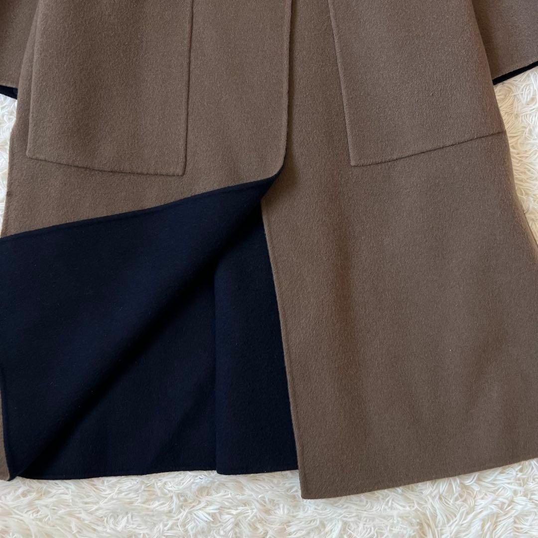ADORE アドーア カシミヤ 2 TONE リバー ロング コート ADORE アドーア カシミヤ 2 TONE リバー ロング コート