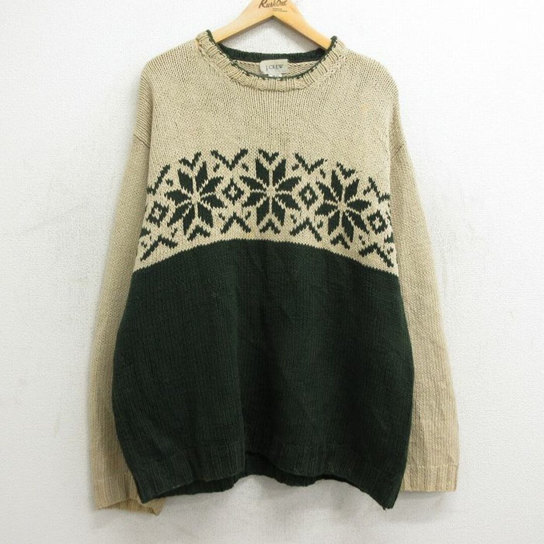 J.Crew - XL☆古着 ジェイクルー J.CREW 長袖 セーター メンズ J.Crew - XL☆古着 ジェイクルー J.CREW 長袖 セーター メンズ