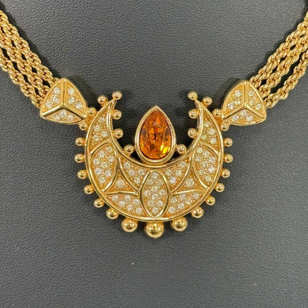 美品】Christian Dior ヴィンテージ ゴールド ネックレス 希少 美品】Christian Dior ヴィンテージ ゴールド ネックレス 希少