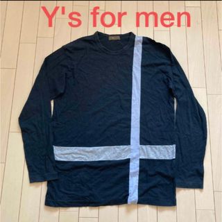 Yohji Yamamoto(Tシャツ/カットソー(七分/長袖) ・ ブラック Yohji Yamamoto(Tシャツ/カットソー(七分/長袖) ・ ブラック