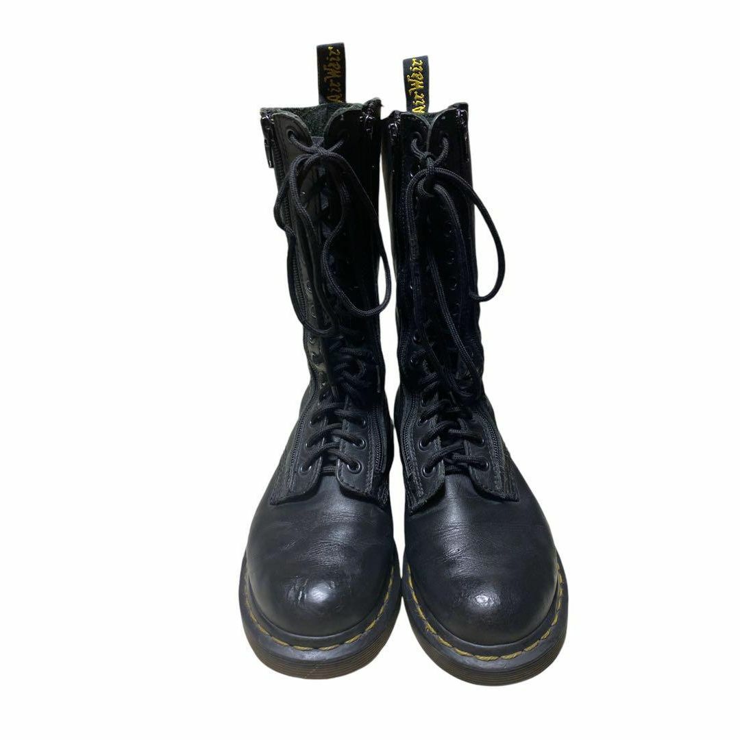 Dr.Martens - Dr.Martens 14ホール wジップブーツ UK4 23cmの Dr.Martens - Dr.Martens 14ホール wジップブーツ UK4 23cmの